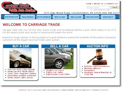 Carriage Trade Public Auto Auction: Sneak Peak: Carriage Trades First ...