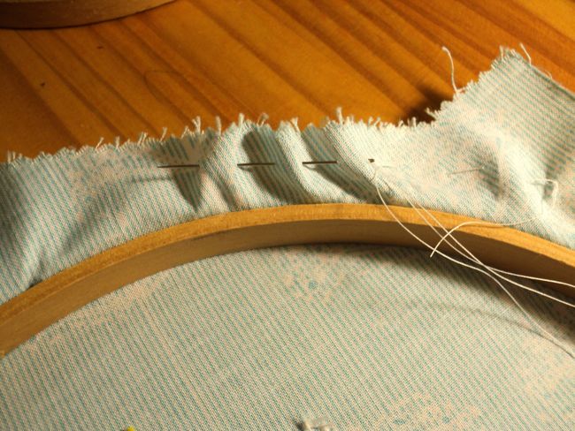 Life in Stitches: Finishing an Embroidery Hoop