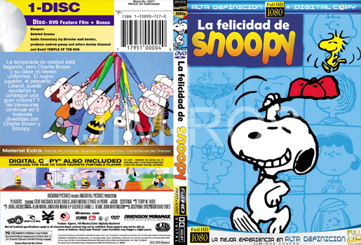 Dvd Covers Jim-Ros: happiness is go snoopy go (La felicidad de Snoopy)