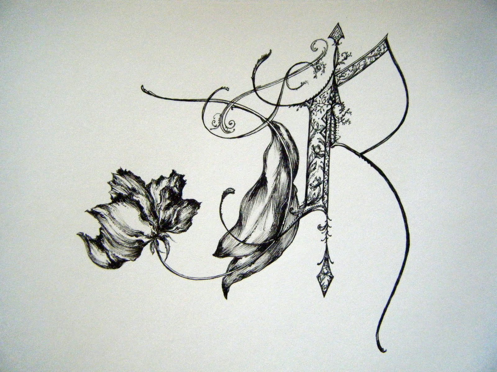 Wanderlust Gallery: Hand Lettered Letter R