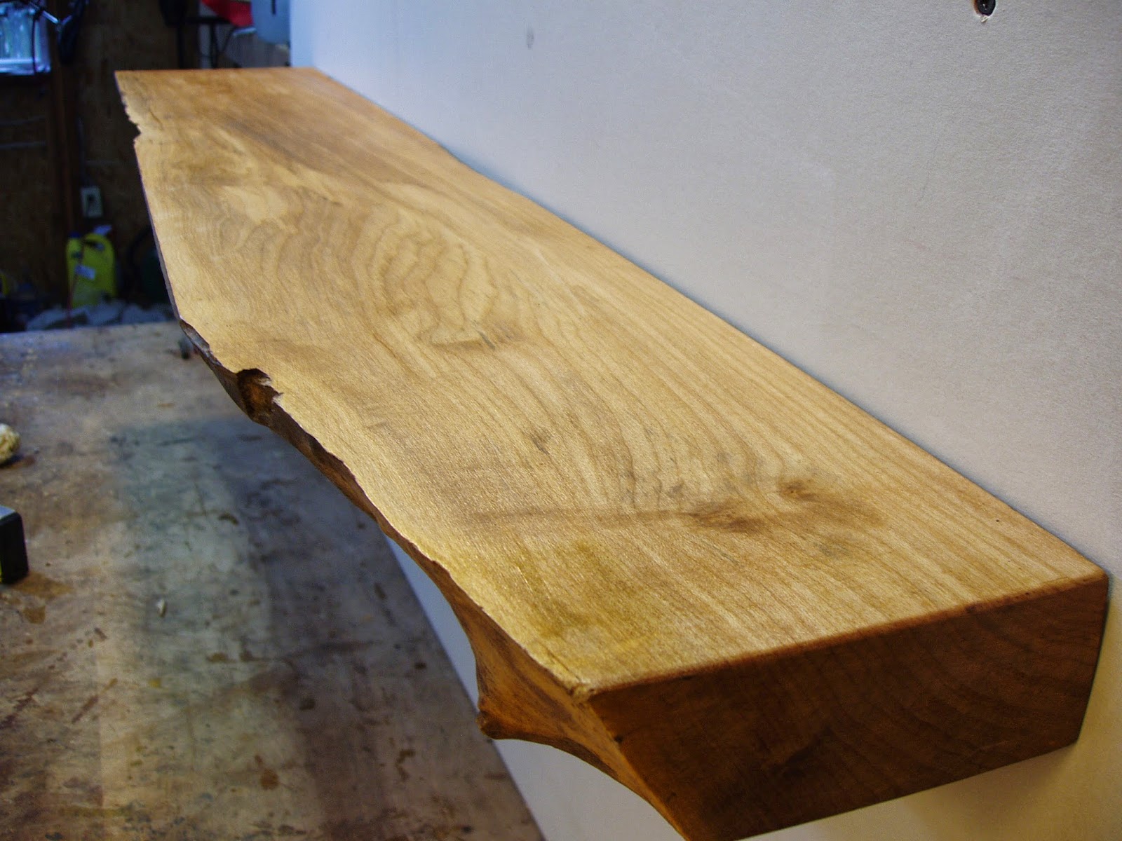 driftedge woodworking: Live Edge Maple Mantle. 65.00, shipping not ...