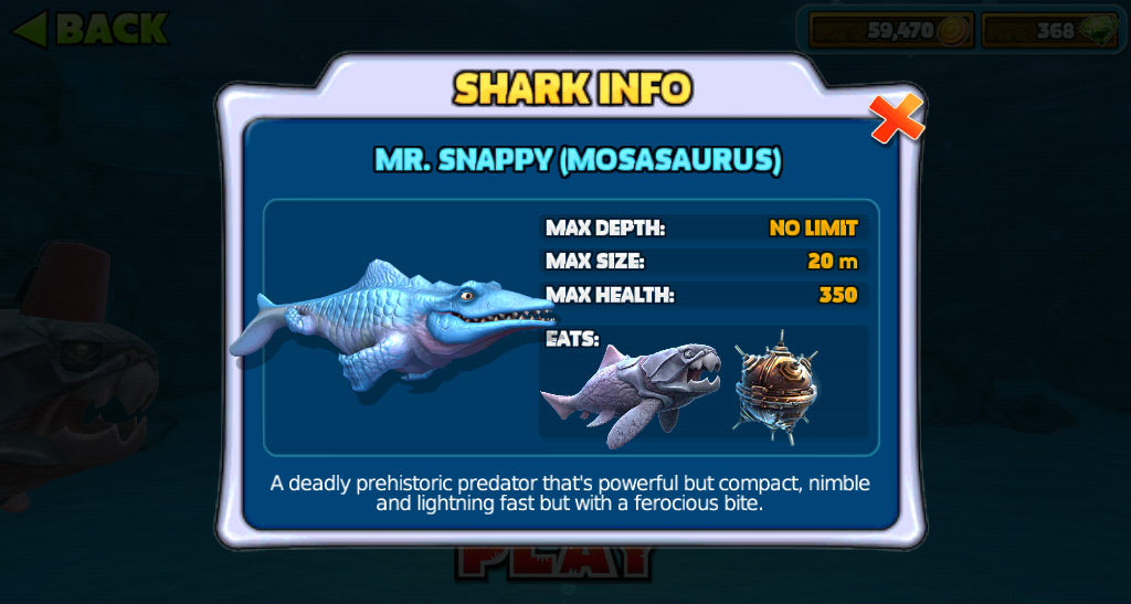 Hungry Shark Evolution Mr Snappy update is live, New Shark 2015