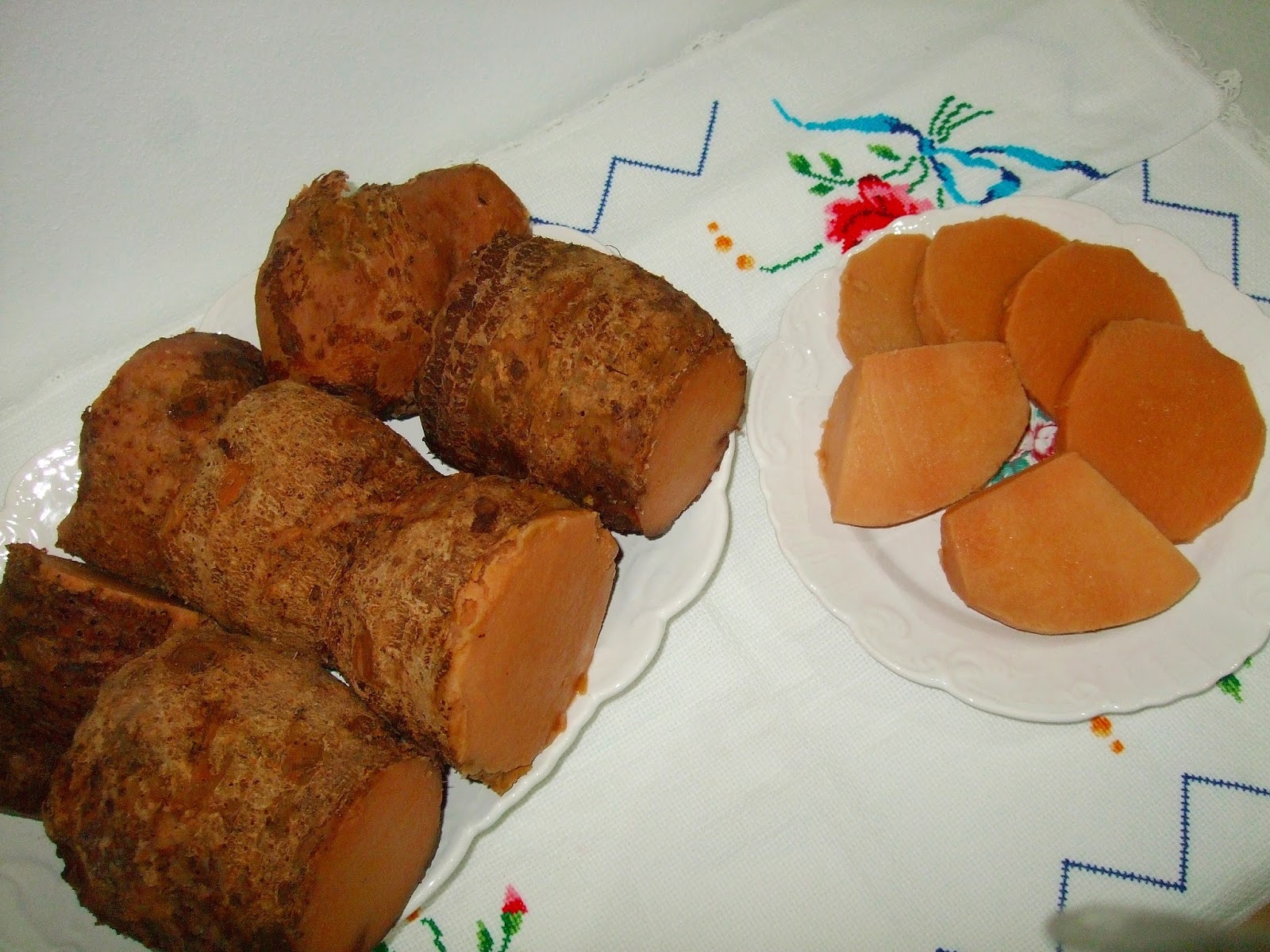 Receita Com Inhame Cozido - RETOEDU