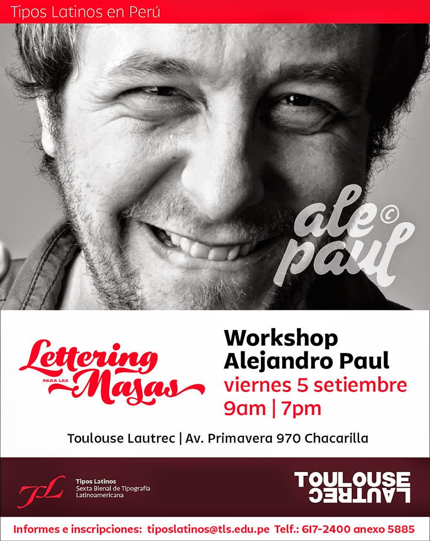 La Nuez: Workshop Alejandro Paul "Lettering para las masas"