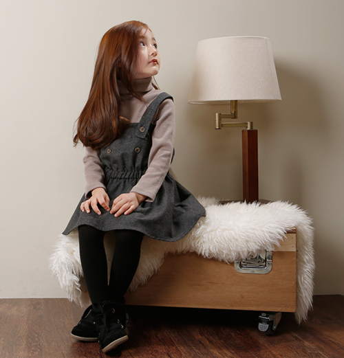 [The Jany] Gray Suspender Dress | KSTYLICK - Latest Korean Fashion | K ...