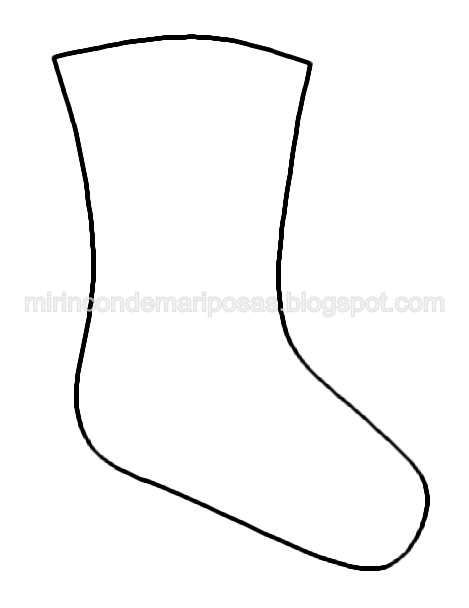 mi rincón de mariposas: Calcetines de fieltro (Navidad)