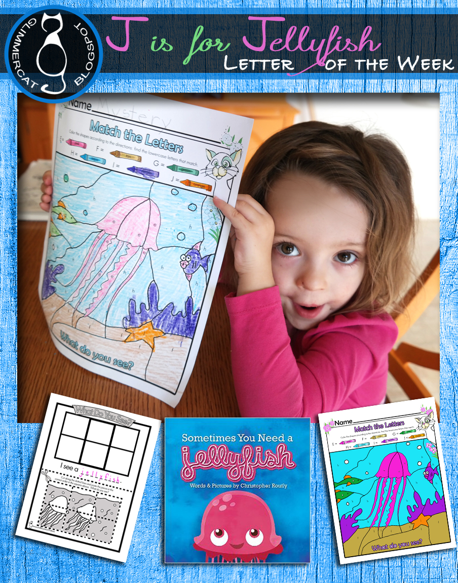 Glimmercat Education: J is for Jellyfish