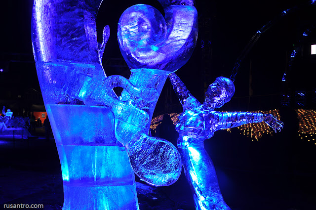 Ledus skulptūru festivāls pārsteidz rūdītu skeptiķi