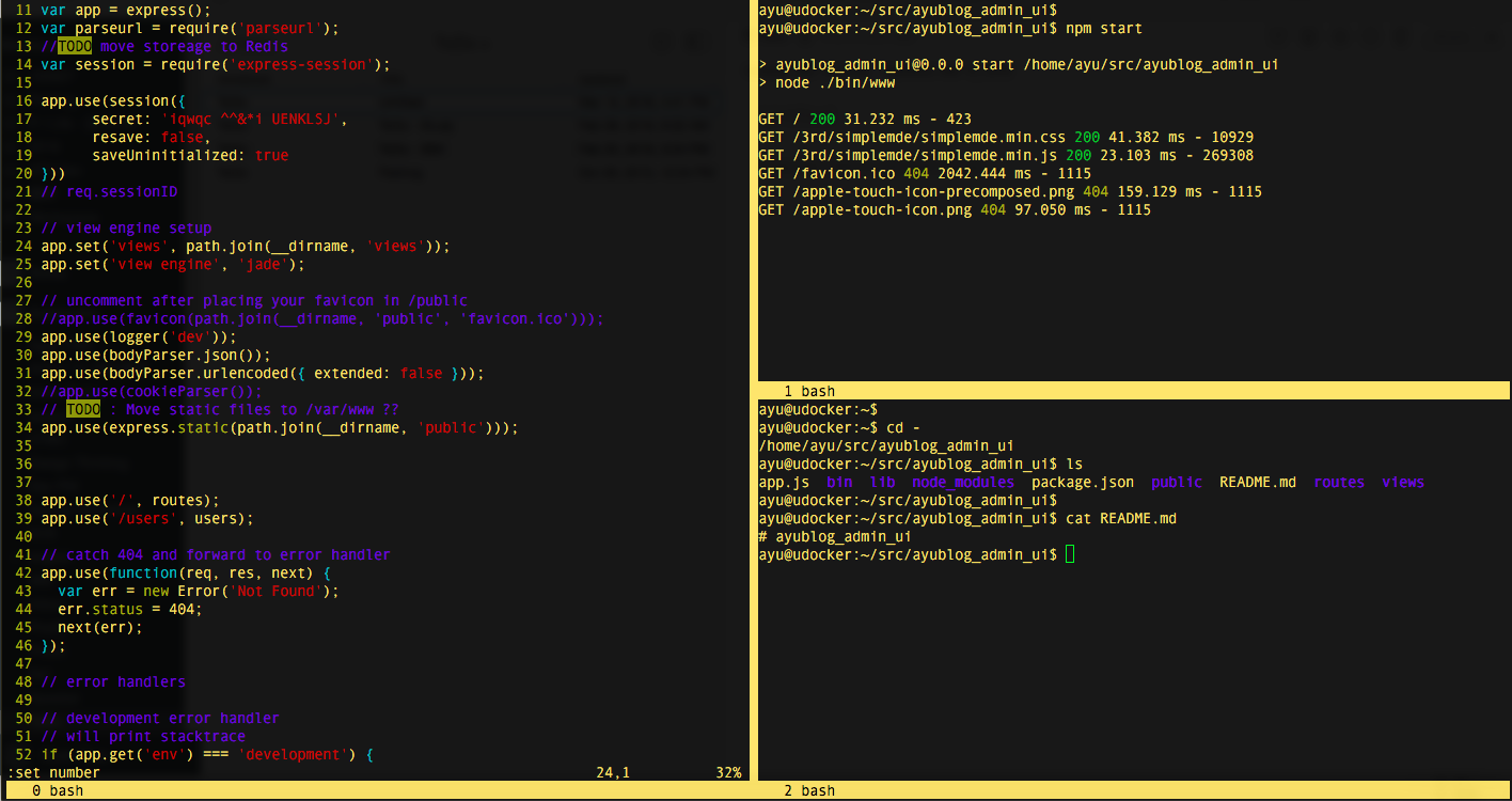 Vim 搭配 Screen 達成單一畫面邊寫、邊跑和邊看結果的方法