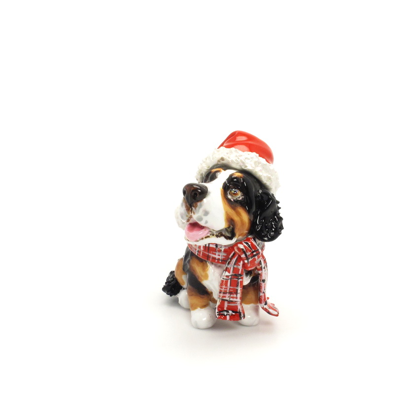 BERNESE MOUNTAIN DOG GIFTS: Bernese Mountain Dog Ornament Keychain 00007