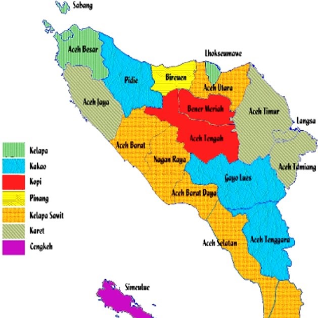 Peta Aceh Jaya - Visit Banda Aceh