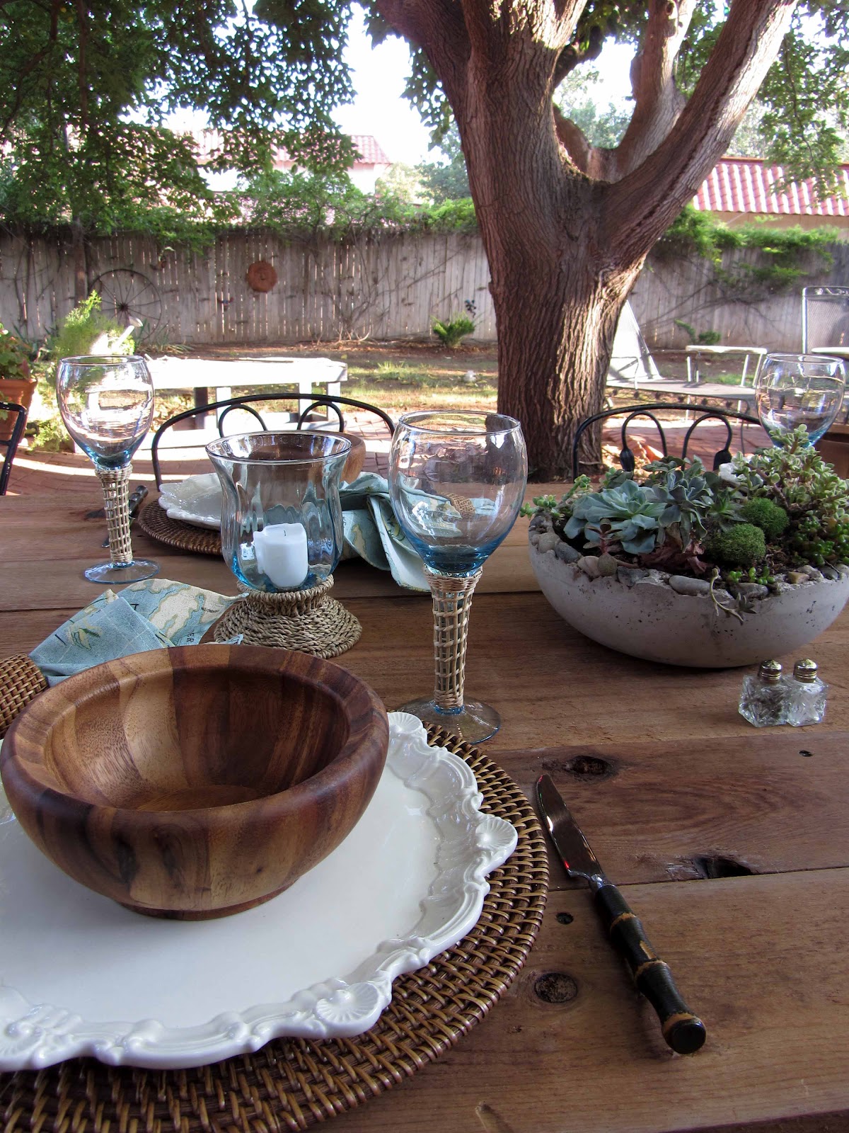 Creative Journeys: First Dinner... Tablescape
