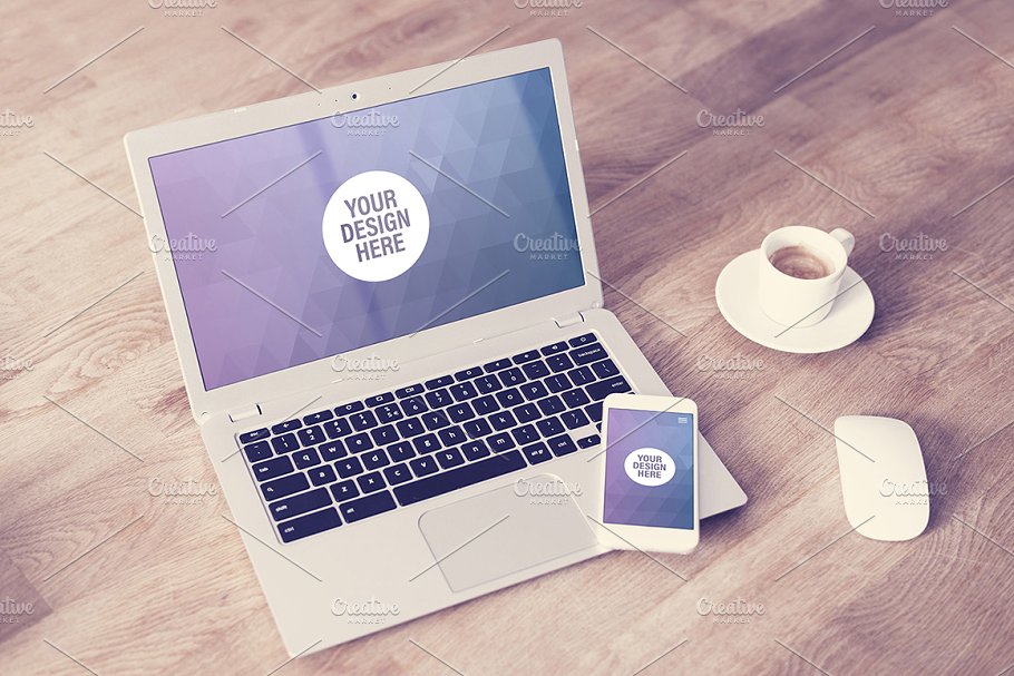 520+ Best Responsive Website Mockup Templates | Free & Premium