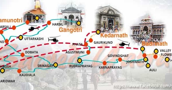 How to Reach Chardham - Char Dham Yatra Route Map - Devendra Singh Blog