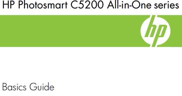 HP Photosmart C5200 série