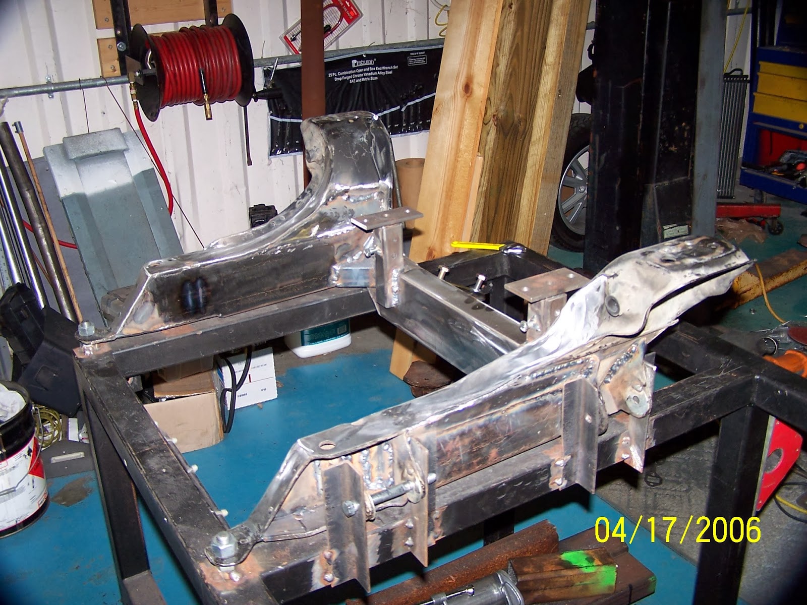 MiataV8 Conversion: Modified stock subframe