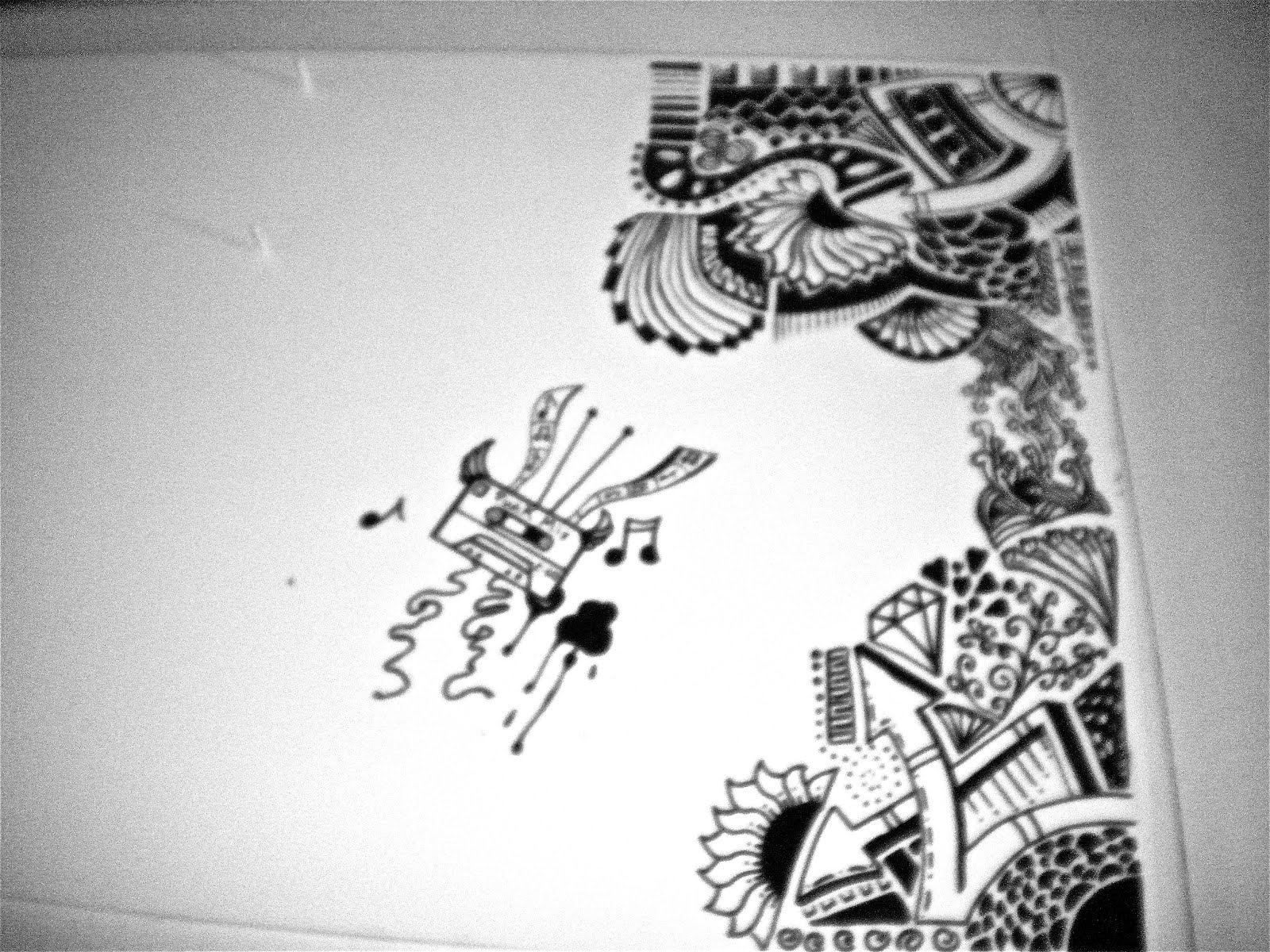 The Art of Alex Tafur: Sharpie Computer Desk Project