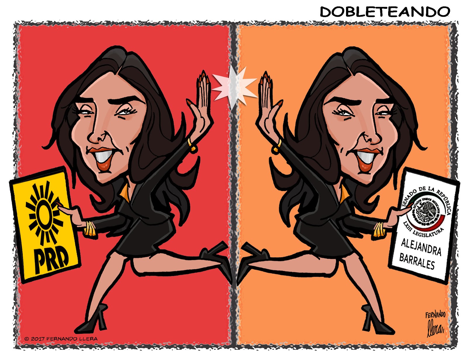 Fernando Llera Blog Cartoons: Left-wing congresswoman does double duty ...