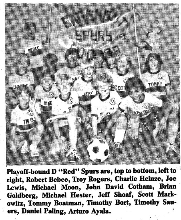 South Belt Houston Digital History Archive: Fall 1982 Soccer Groups