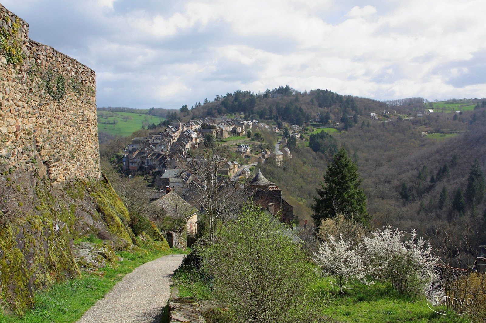 Najac y el castillo de los Señores de Rouergue (Francia)