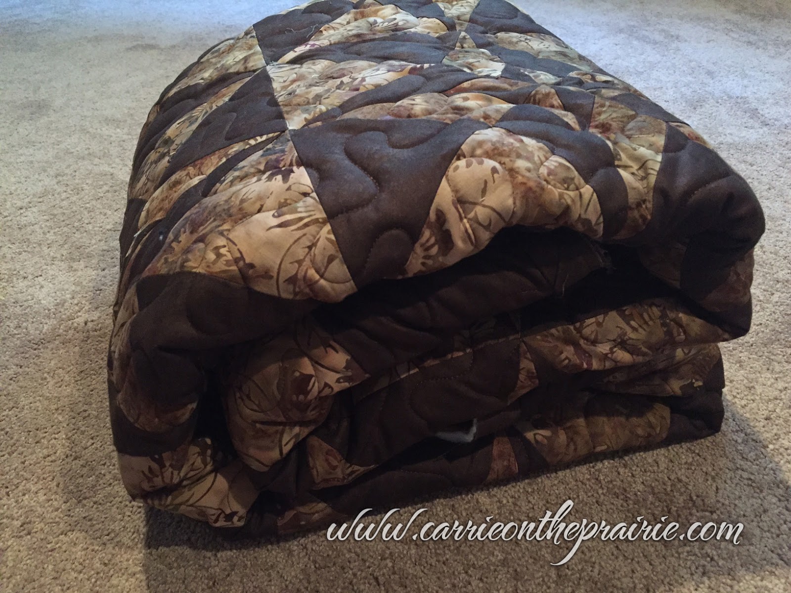 Carrie On The Prairie: The World's Heaviest Quilt