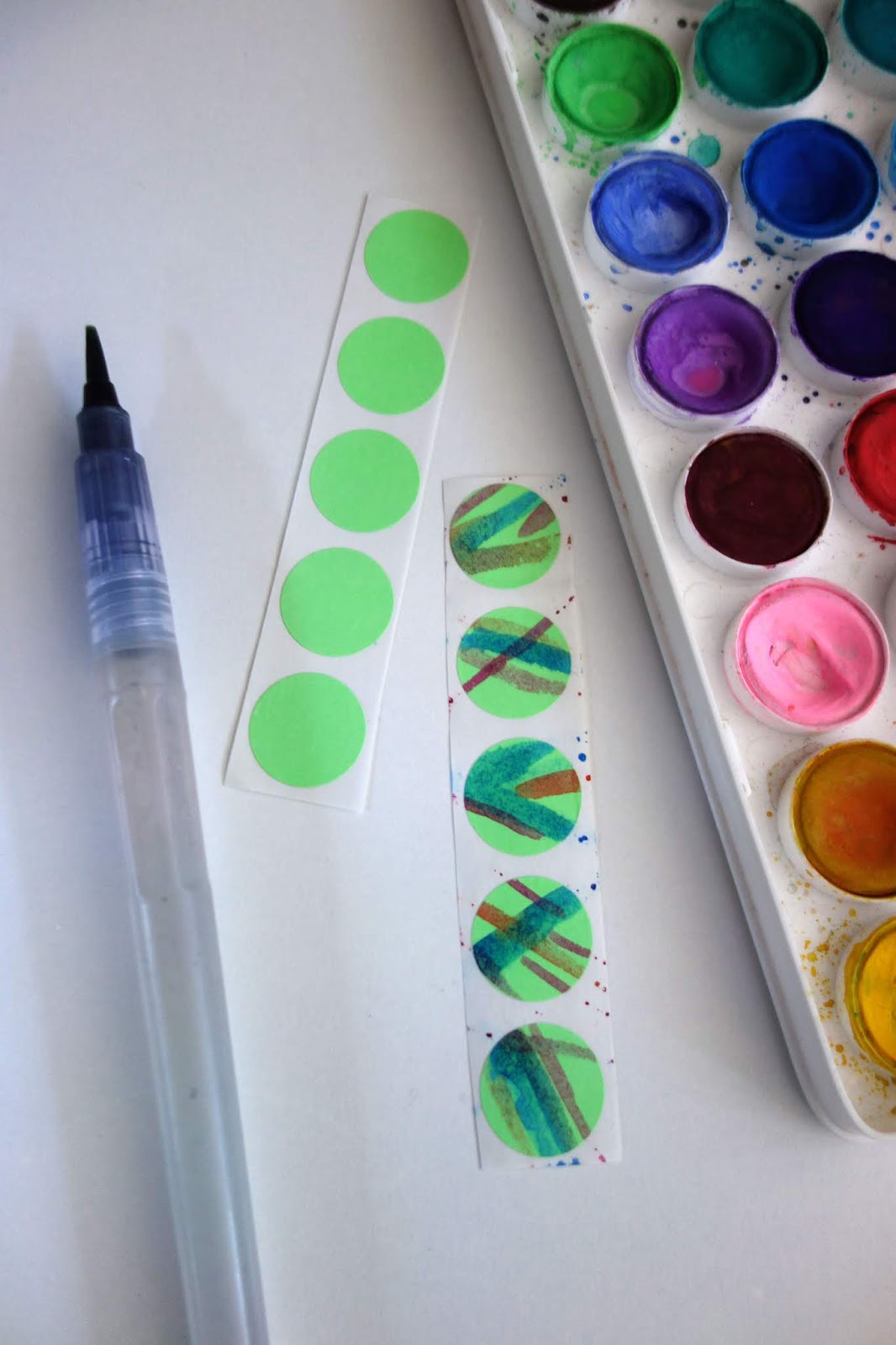 blah to TADA!: Handmade Stickers