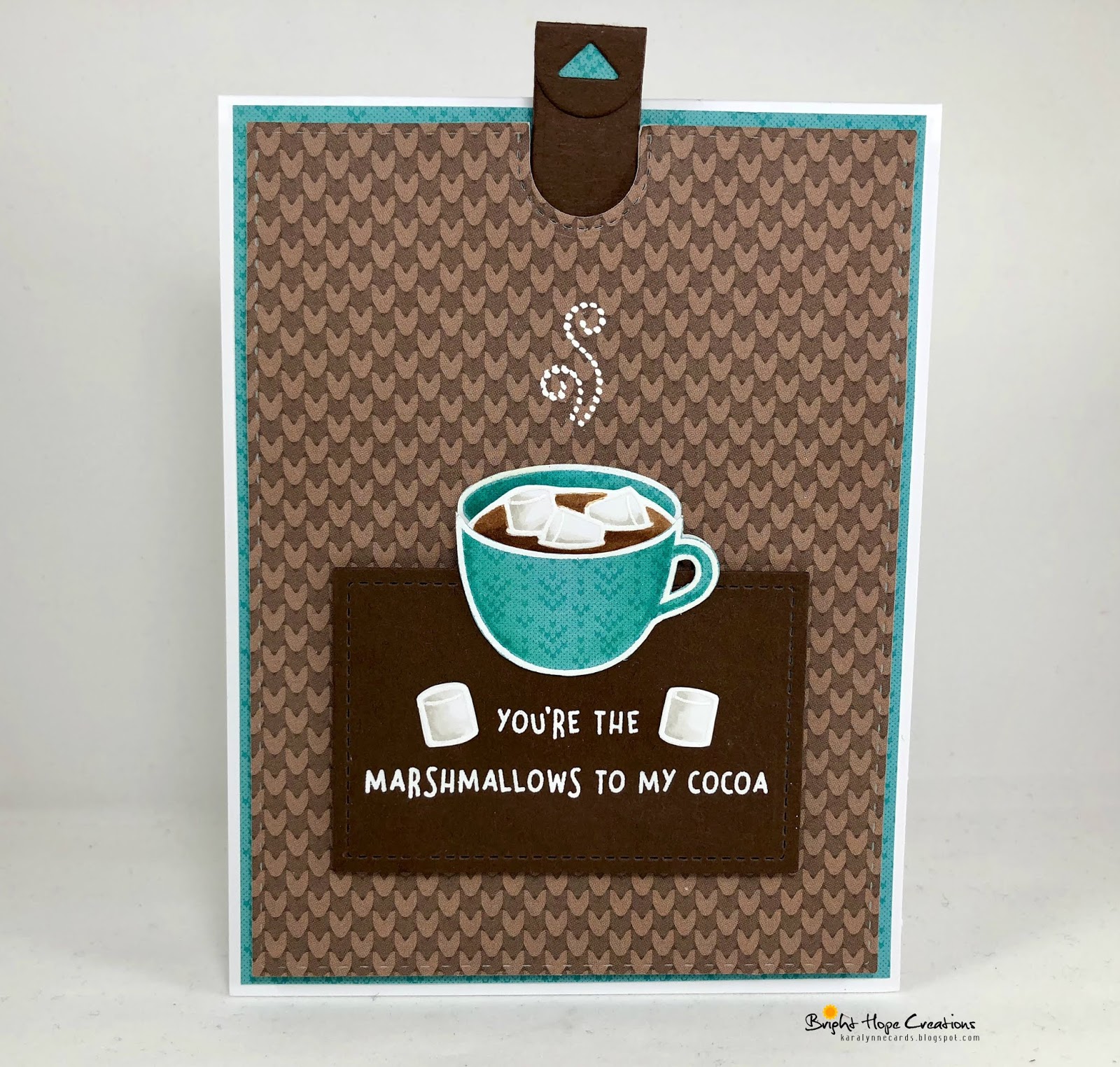 Kara Lynne's Card Designs: Cocoa Slider Card and a Video