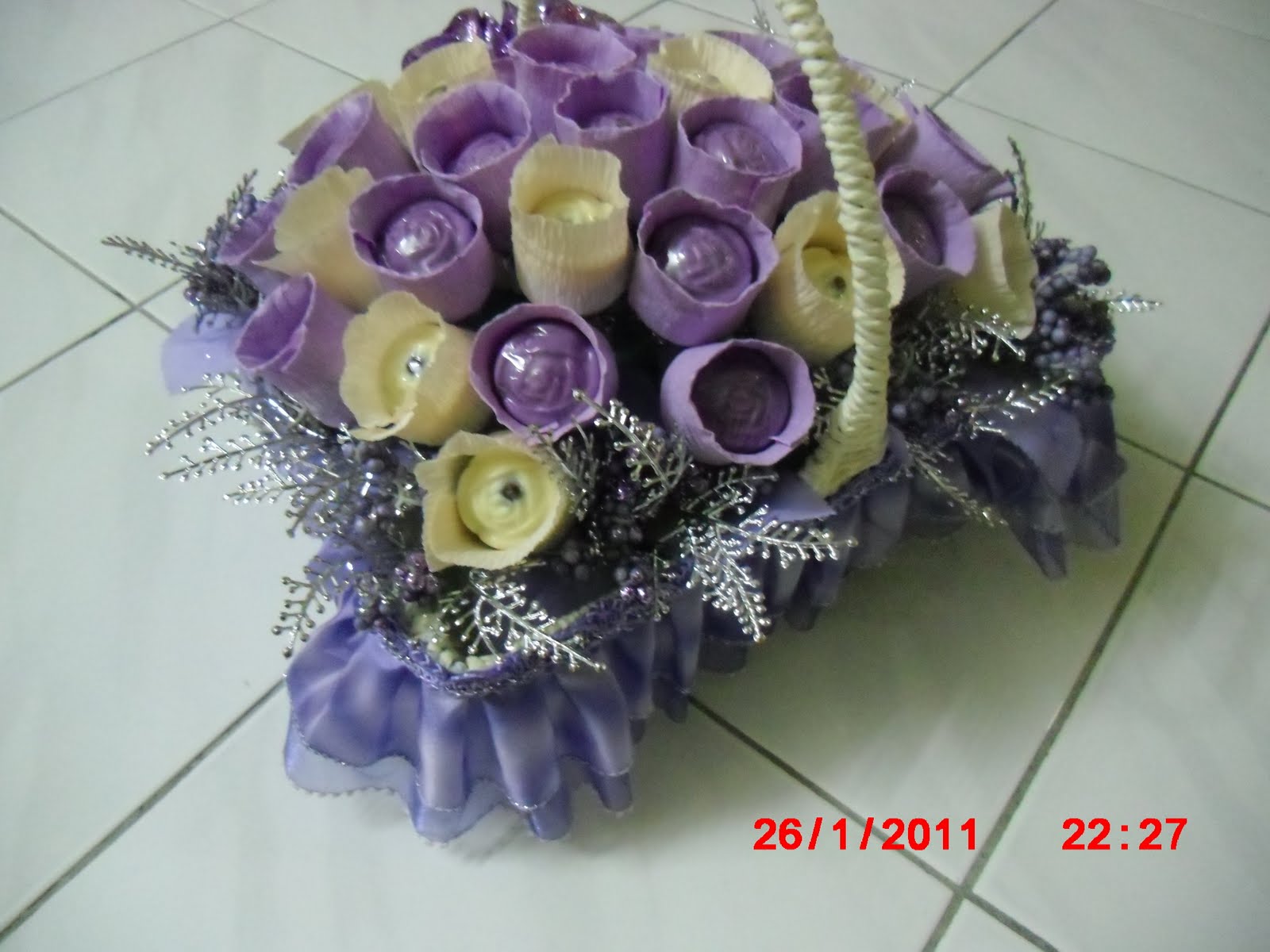 her chocolate cottage....: BAKUL BUNGA COKLAT