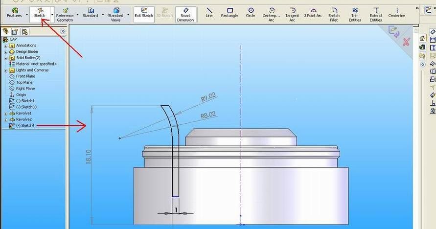 SOLIDWORKS DESIGN TUTORIAL: Create a 2D sketch drawing in Solidworks