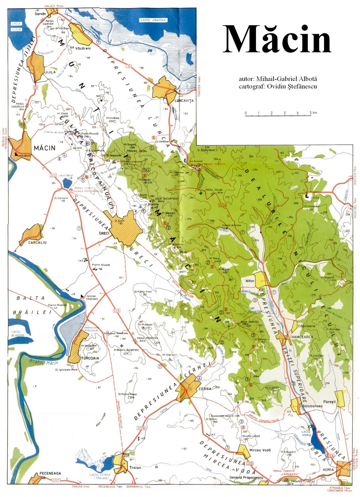 Harta Trasee Montane: Harti turistice trasee montane