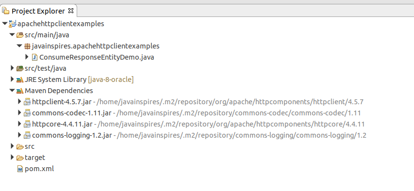 Consume Response Entity From Http Response Example - Apache Http Client Examples