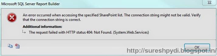 SSRS report – SharePoint list error: an error occurred when accessing ...