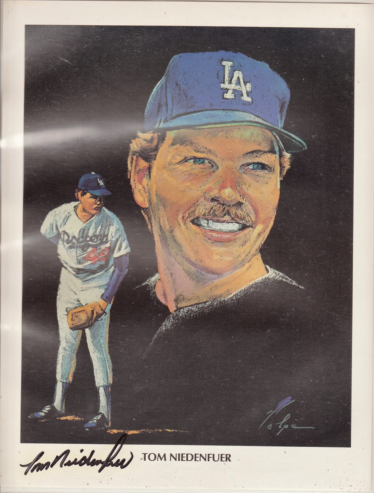 Dodgers Blue Heaven: 1982 Union Oil Dodger Player Portraits - The ...