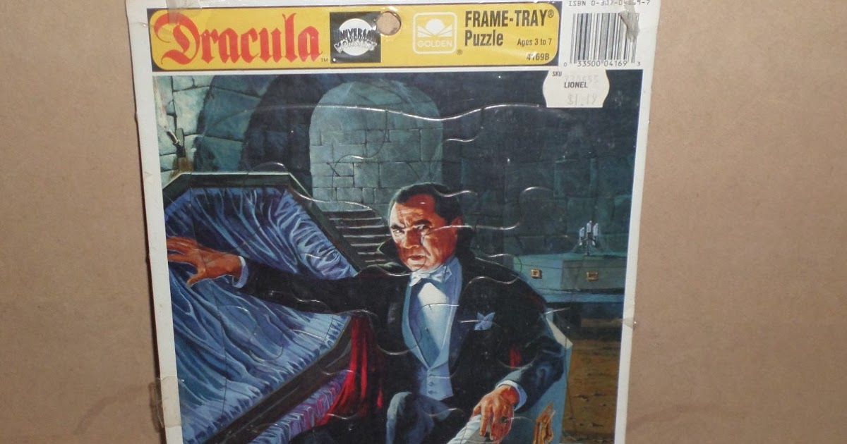 Toy-Addict.com: Universal Monsters Dracula Puzzle - Halloween Decorations