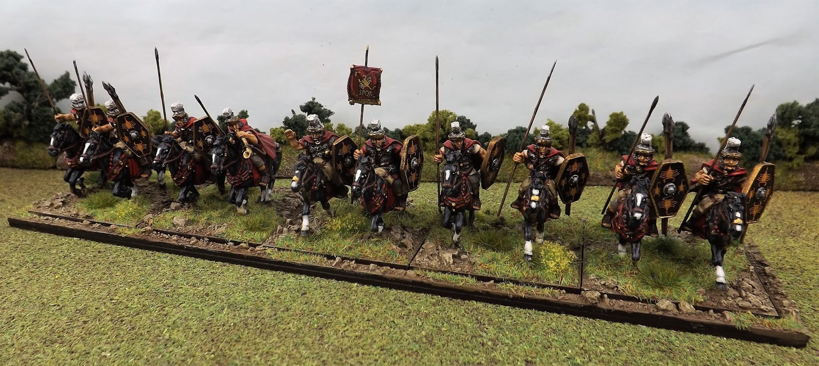 JJ's Wargames: Roman Praetorian Guard Cavalry and Supply Wagons
