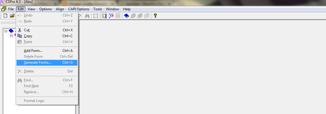 การเขียนโปรแกรม CSPro เบื้องต้น: 2018