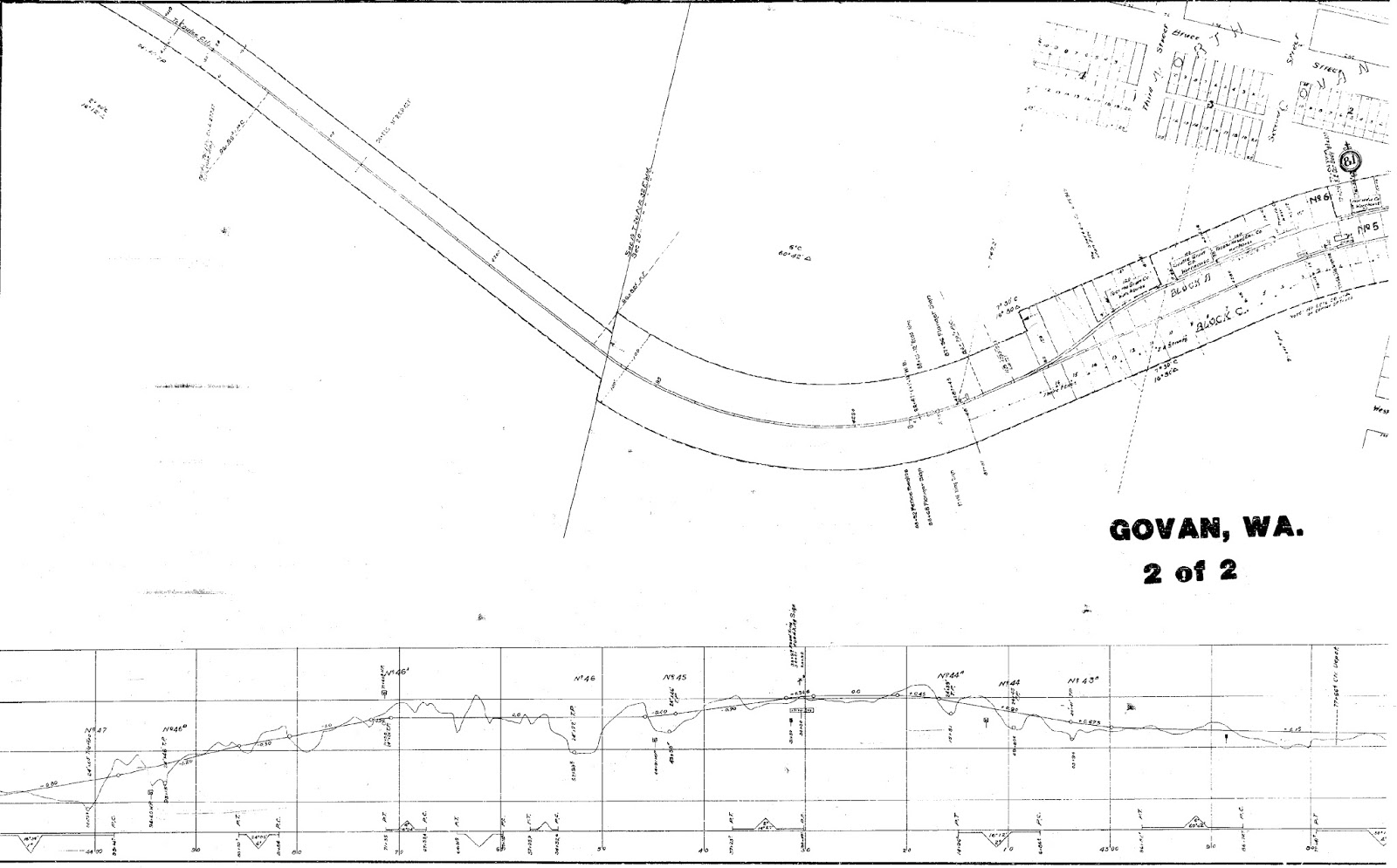Big Bend Railroad History: 1907 Govan Map