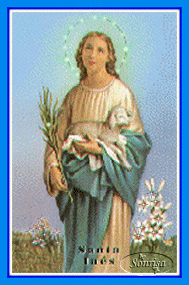 AMOR ETERNO: Santa Inés - Virgen y Mártir - Fiesta Enero 21