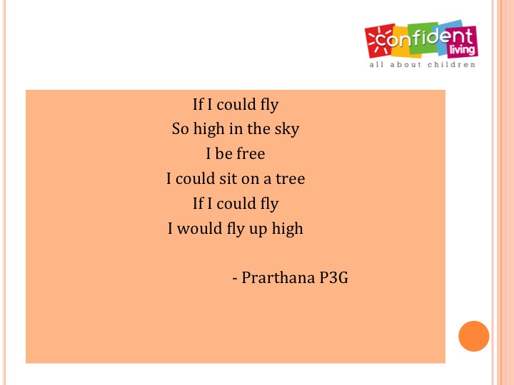 Buzz at CL: If I could fly- poems written by kids