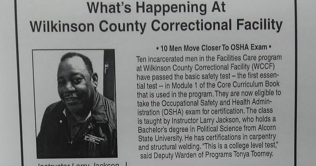 Roscoe Reporting : WCCF News: What's Happening at Wilkinson County ...