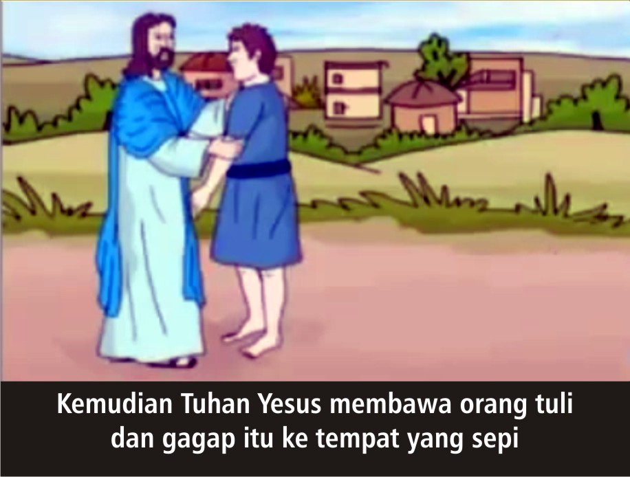 Komik Alkitab Anak: Tuhan Yesus Menyembuhkan Orang Tuli Komik Alkitab Anak: Tuhan Yesus Menyembuhkan Orang Tuli