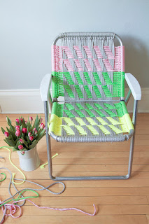 Tina's handicraft : WOVEN MACRAMÉ CHAIR TUTORIAL