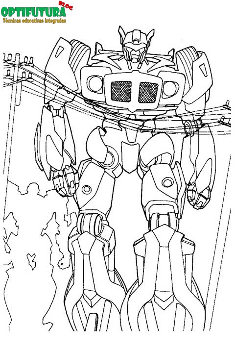 Transformers [Dibujos para colorear] ~ Optifutura