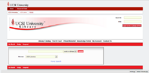 W.H.Y !! Club: Library of UCSI University