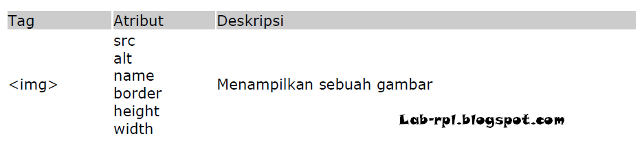 Daftar Tag dan Fungsinya pada HTML | Rekayasa Perangkat Lunak