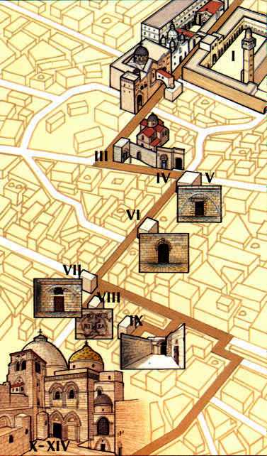 Terra Santa - Jerusalém - Via Dolorosa ( Via Crucis - Via Sacra ...