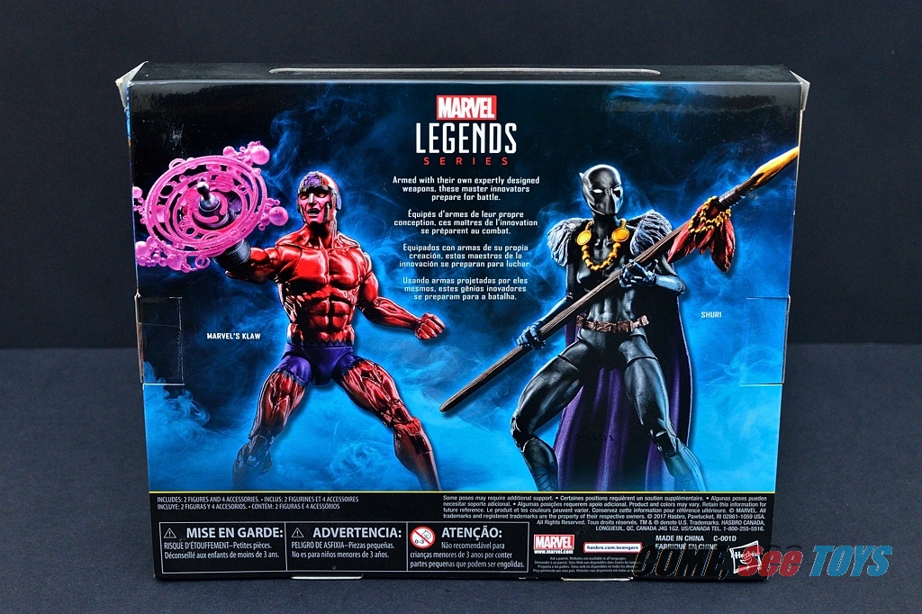 Come, See Toys: Marvel Legends Series Klaw & Shuri Toys'R Us Exclusive ...