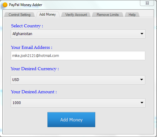 Paypal Money Adder 2014 Serial Key - addgreenway