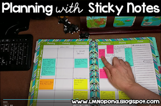 LMNO Pond: Planning with Sticky Notes