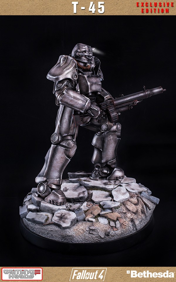 Fallout 4 - T-45 Regular Statue & Exclusive Statue 1/4 (Gaming Heads)
